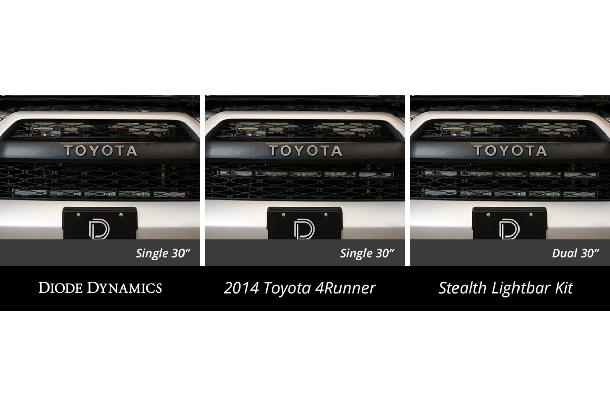 SS30 Stealth Lightbar Brackets for 2014-2019 Toyota 4Runner Diode Dynamics